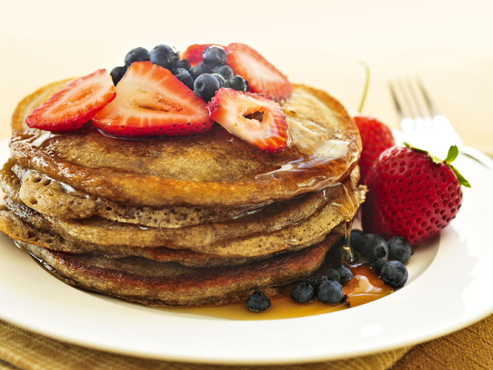 Soft, Fluffy Buttermilk Pancakes - Grains and Grit